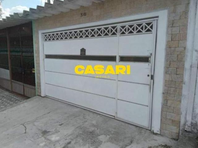 Casa Térrea à Venda no Assunção – 3 Dormitórios e 2 Vagas em Rua Tranquila de São Bernardo