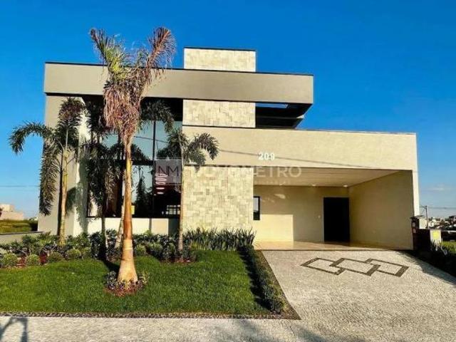 Casa térrea à venda no Condomínio Santorini – Paulínia Estuda Permuta Terreno