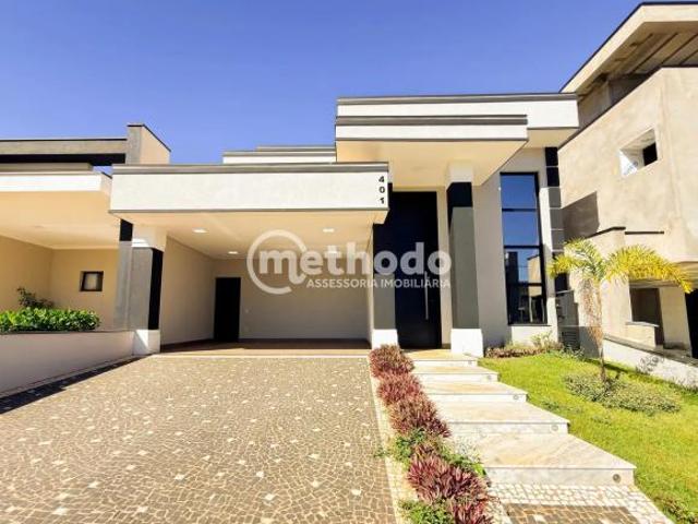 Casa térrea à venda no Condomínio Santorini Residencial Club Parque Brasil 500 Paulínia/SP