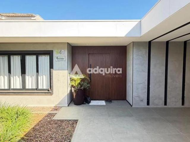 Casa térrea à venda, Orfãs, 4 quartos sendo 2 suítes, Ponta Grossa, PR