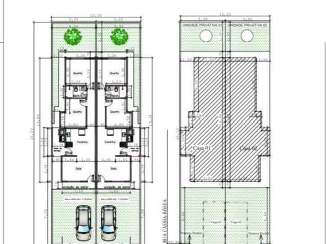 Casa Térrea à venda com 2 quartos e quintal | Campo Grande MS