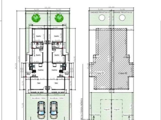 Casa Térrea à venda com 2 quartos e quintal | Campo Grande MS
