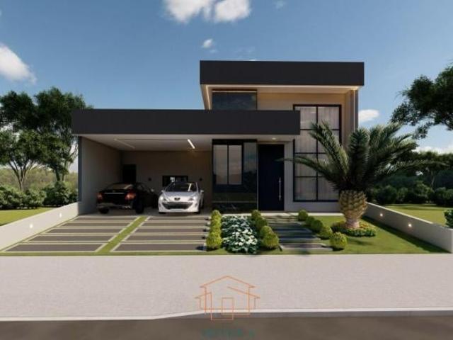 Casa térrea à venda com 3 suites e piscina em Condomínio Fechado Dona Lucilla, Indaiatuba/SP