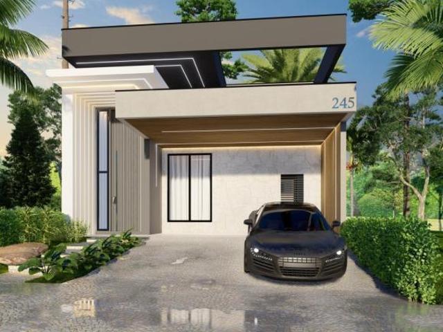 Casa Térrea à venda com 3 suítes e piscina em condomínio na cidade de Paulínia