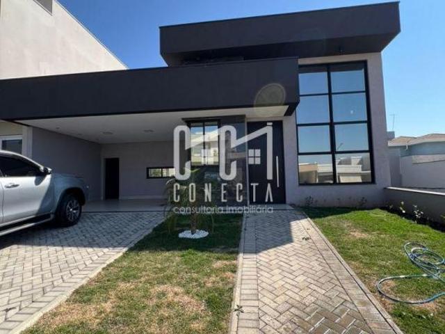 Casa Térrea á venda com escritório, Condomínio Dona Lucilla, Indaiatuba SP