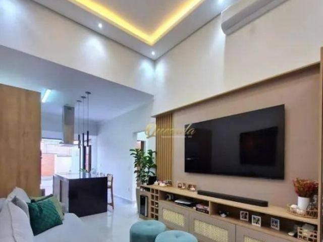 Casa térrea, à venda, 2 dormitórios, planejados, piscina, Condomínio Vila Rica, Indaiatuba