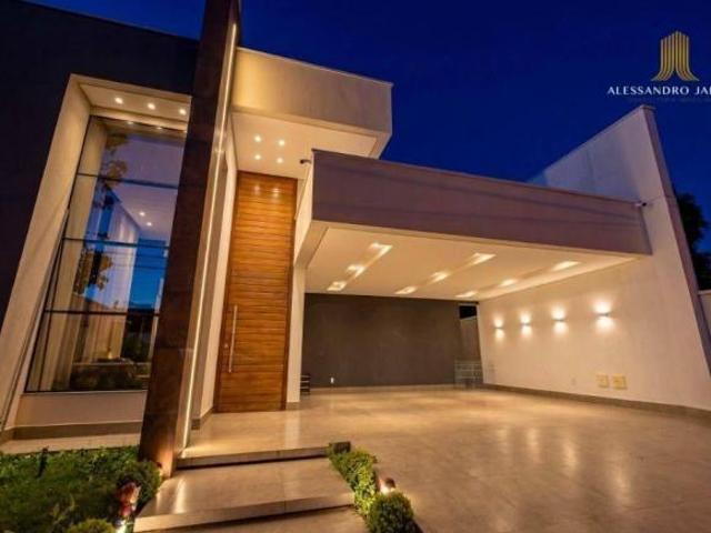 Casa térrea c/ piscina, sauna e varanda gourmet cond. fechado