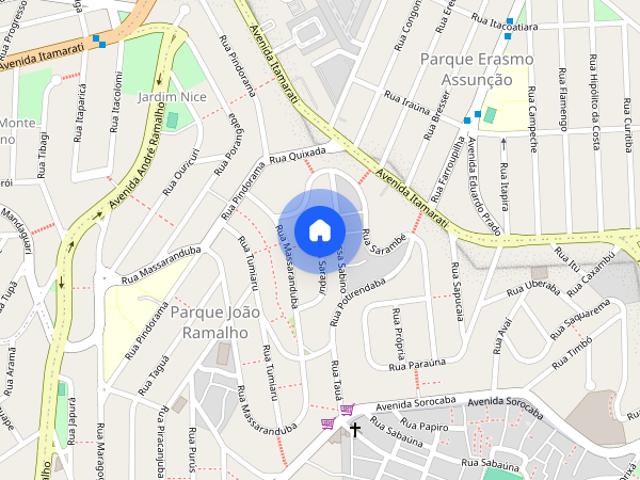 Casa Térrea c/ 01 Dorm. Santo André