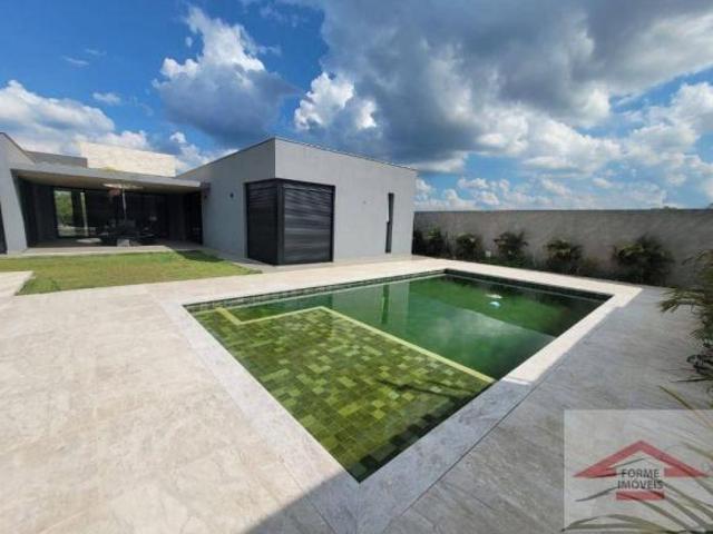 Casa térrea com 3 suítes à venda, 370 m² por R$ 4.000.000 Condomínio Quinta do Pinhal Jacaré Ca