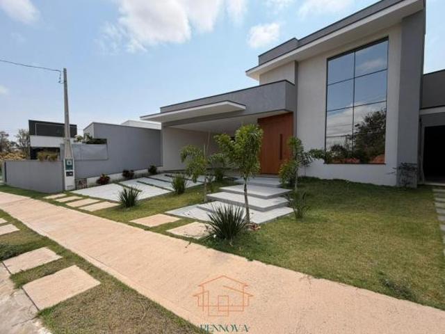 Casa Térrea com 3 suítes e piscina em Condomínio Fechado Park Gran Reserve Indaiatuba/SP