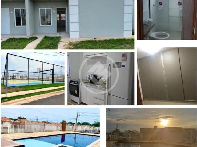CASA TÉRREA COM 128 M² SENDO 54,12 M² DE CONTRUÇÃO NO CONDOMÍNIO ATHENAS COM 2 QUARTOS S/1 SUÍTE. VA