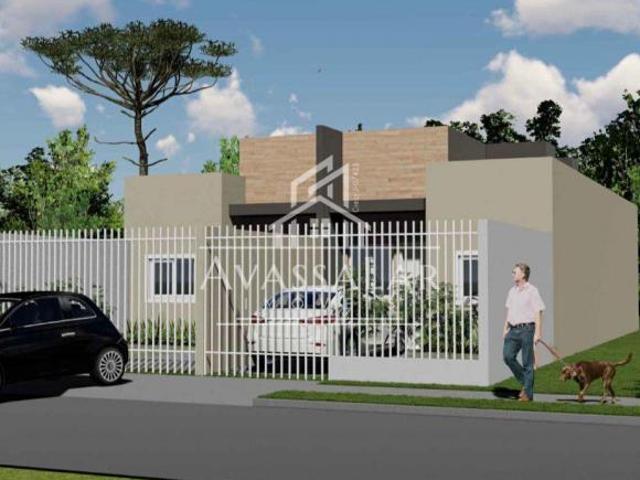 Casa térrea com 2 dormitórios, 1 suíte à venda no Sítio Cercado Curitiba PR