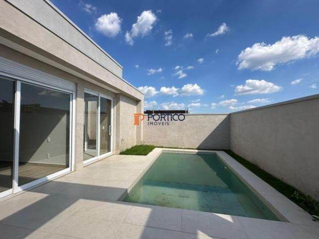 Casa Térrea com 4 Suítes e Piscina Santorini Paulínia