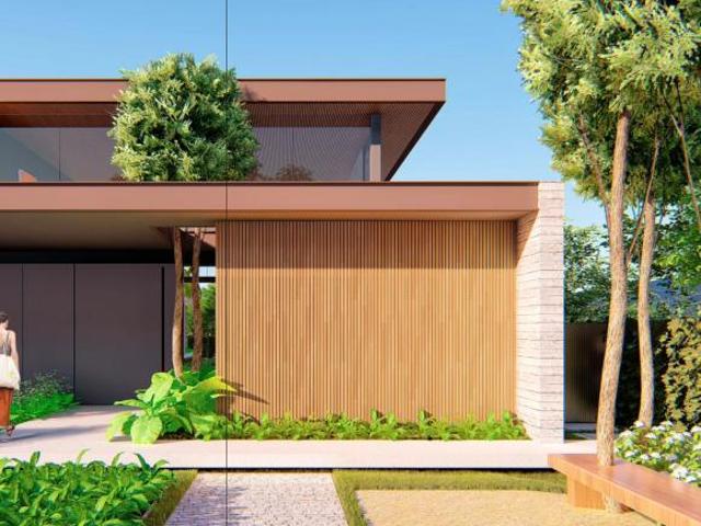 Casa térrea com fundo para mata no Pedra Alta Padovani Arquitetos