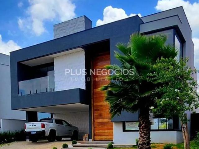 Casa Térrea com Mezanino À Venda Alphaville Nova Esplanada 4 3 suítes 1 master 313 m²