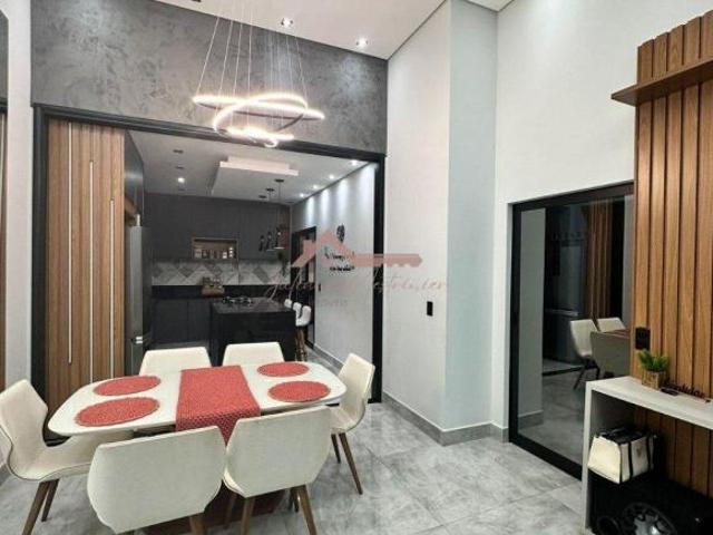 Casa térrea com suíte, planejados completos e acabamento premium Jardim Bela Vista Hortolândia