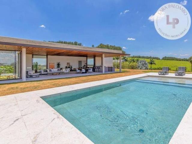 Casa térrea com vista incrível para o campo de golfe, à venda na Fazenda da Grama em Itupeva