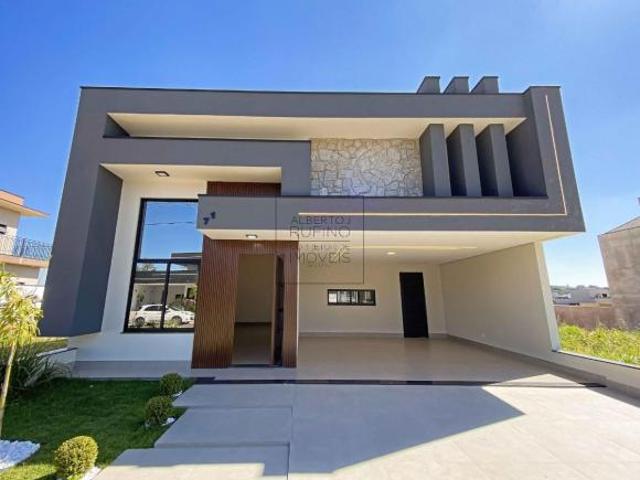 Casa térrea de alto padrão à venda no Park Gran Reserve em Indaiatuba com 3 suítes, área gourmet e j