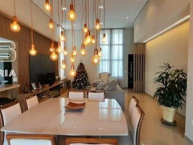 Casa térrea de alto padrão à venda no Residencial Cambarah, em Jarinu/SP | 3 suítes, home office, li
