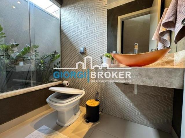 Casa Térrea de Luxo no Condomínio Jardim Botânico em Bady Bassitt SP: 4 Quartos, 4 Suítes, 2 Salas