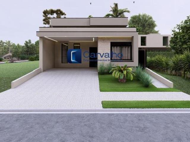 Casa Térrea em Condomínio à venda com 3 suítes, 168m² em Paulínia SP