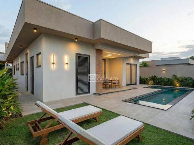 Casa Térrea em Condomínio com 4 Suítes à venda, 188 m² por R$ 1.479.900 Condomínio Terras de Atiba