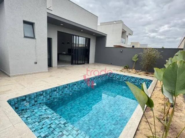 Casa Térrea em Condomínio Fechado para Locação e Venda com 03 Suítes no Bairro Vila do Golf em Ribei