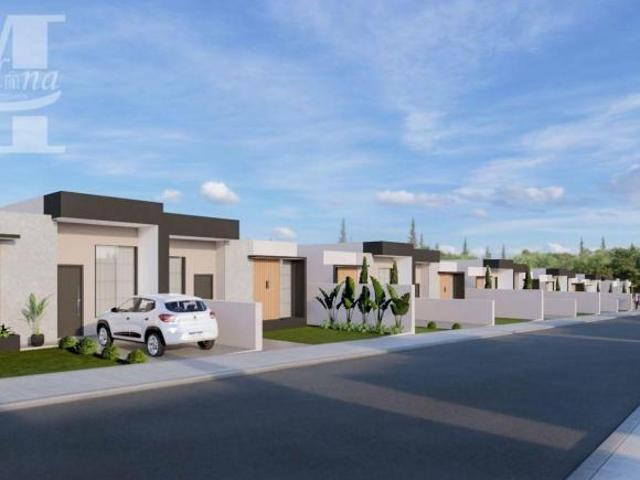 Casa térrea em construção no Condomínio Venezian na Fazenda Rio Grande