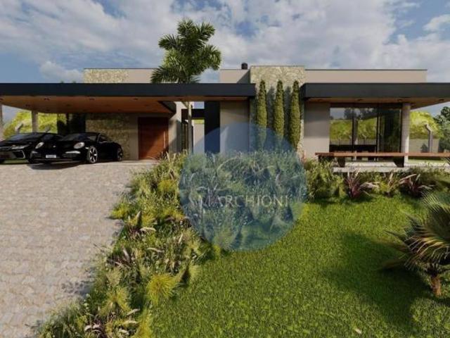 Casa térrea em fase de projeto com 395 m² de área construída em terreno de 1.000 m²