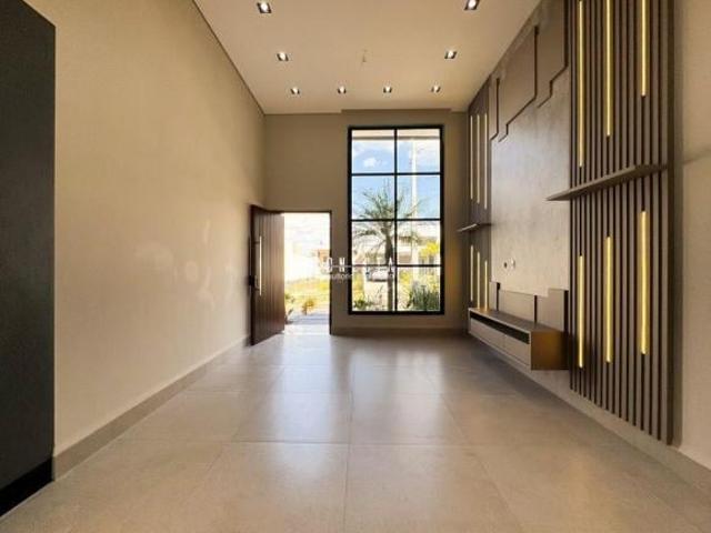 Casa Térrea em Indaiatuba, Condomínio Gran Reserve, 3 quartos, 1 suíte 135m²