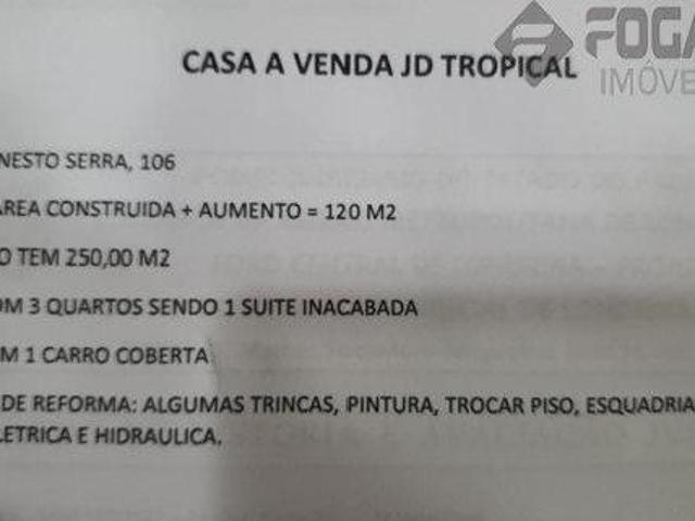 Casa Térrea Jardim Tropical