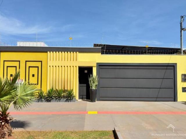 Casa térrea moderna à venda com lazer completo no Bairro Rita Vieira