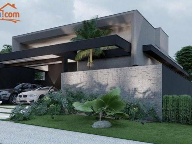 Casa Térrea Moderna com 3 Dormitórios no Terras do Vale