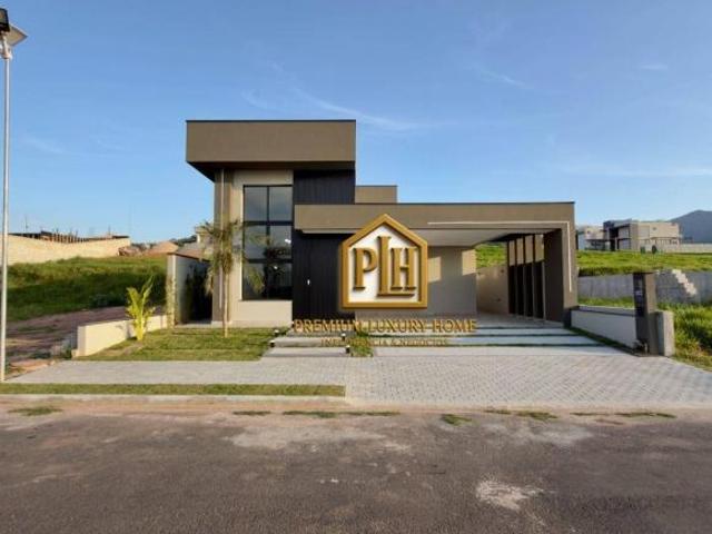 ? CASA TÉRREA MODERNA E AUTOMATIZADA À VENDA | CONDOMÍNIO PORTAL LAMIS | ATIBAIA/SP