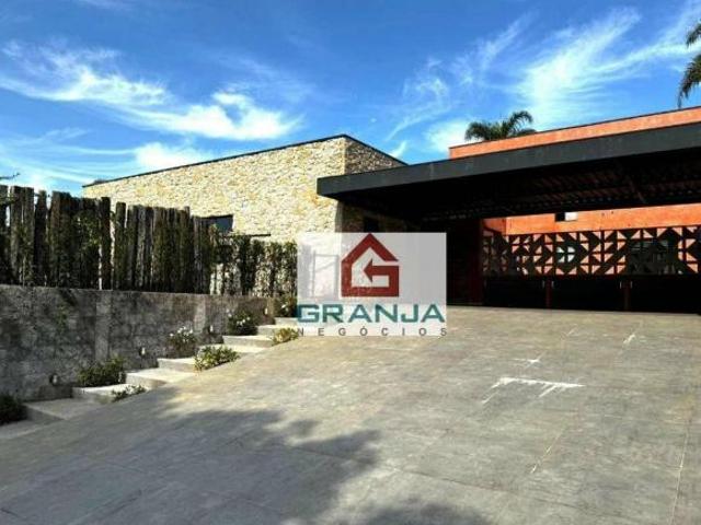Casa Térrea Moderna e PORTEIRA FECHADA, com 3 suítes à venda, 420 m² por R$ 2.200.000 Paysage Clai