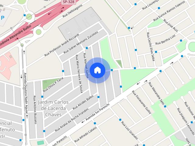 Casa térrea na rua 3 dormitórios, cozinha planejada