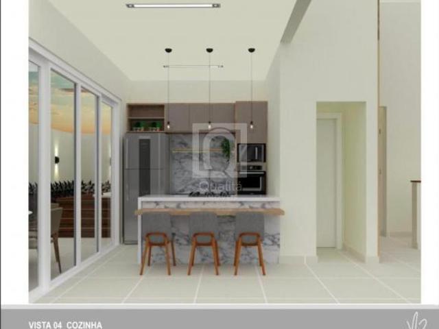 casa térrea no Condomínio Ibiti Reserva em fase de construção