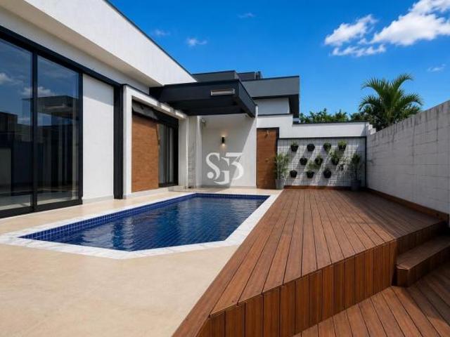 Casa Térrea no Swiss Park: Ambientes integrados, projeto moderno e lazer completo. Confira!