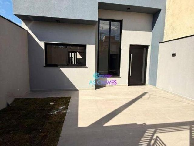 Casa Térrea Nova no Jd Marambaia II 3 quartos, 2 banheiros, 2 vagas R$ 699.000