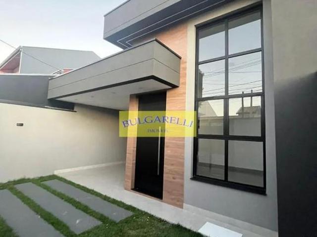 Casa Terrea Nova à venda 3 Dormitorios 1 Suite, Area Gourmet,2 Vagas Garagem, Jardim Marambaia, Ju