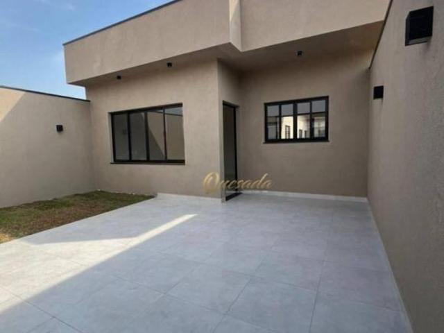 Casa térrea nova à venda, 3 quartos, 1 suíte, gourmet, Jardim Bom Sucesso, Indaiatuba