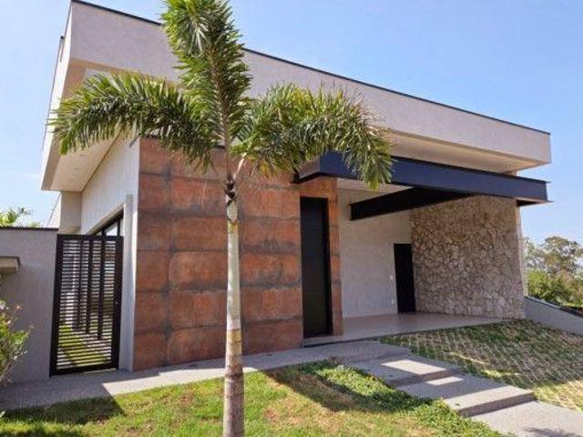 Casa térrea nova, à venda, 3 suítes, piscina, escritório, Condomínio Vila Sapezal, Indaiatuba