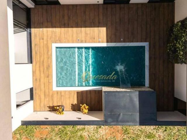 Casa térrea nova à venda, 3 suítes, planejados, piscina aquecida, condomínio fechado em Indaiatuba