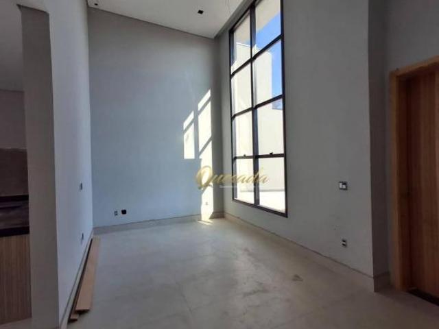 Casa térrea nova, à venda, 3 suítes, planejados, piscina, Condomínio Gran Reserve, Indaiatuba