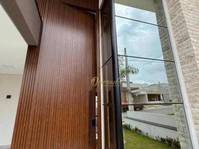 Casa térrea nova, à venda, 3 suítes, planejados, piscina, Condomínio Evidências, Indaiatuba