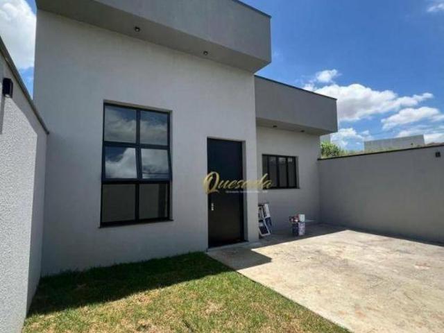 Casa térrea nova, à venda, 2 quarto, 1 suíte, área gourmet, Jardim Bom Sucesso, Indaiatuba