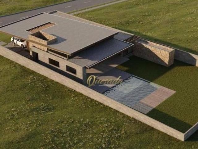 Casa térrea nova à venda, 4 suítes, piscina, planejados, Condomínio Reserva Petrus, Indaiatuba