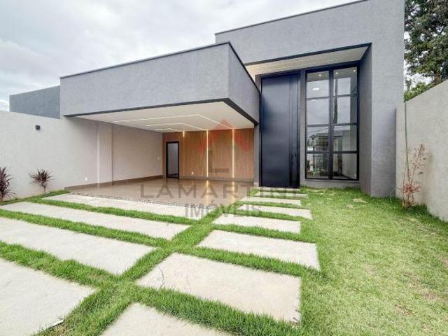 CASA TÉRREA NOVA À VENDA | CONDOMÍNIO FECHADO | ALTO PADRÃO | PROJETO MODERNO