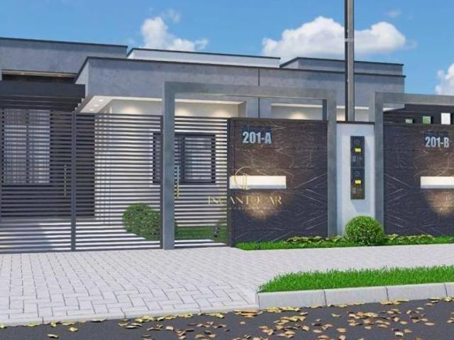 Casa Térrea nova à venda no Sítio Cercado – 3 Dormitórios 1 Suíte | Área gourmet | Piscina | 105 m