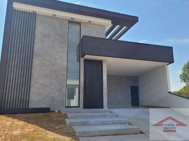 Casa térrea NOVA com 3 suítes à venda, 181 m² por R$ 1.380.000 Condomínio Laguna Várzea Paulista/SP